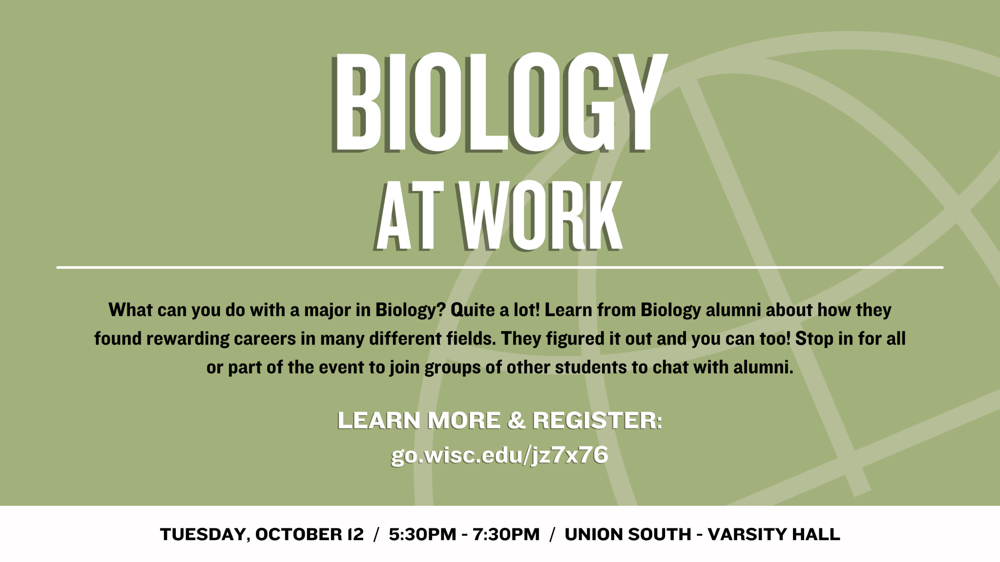 Biology at Work – October 12, 2021 – Biology Major