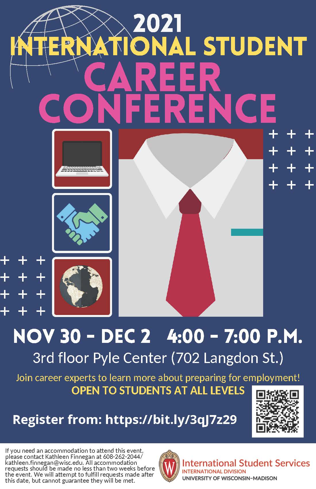International Student Career Conference – November 30-December 2, 2021 ...